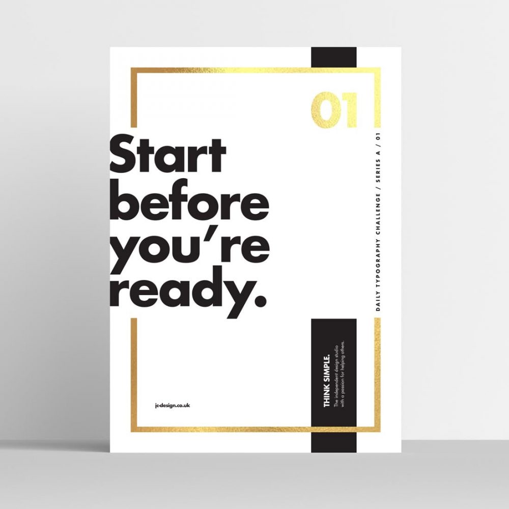 Typography Poster Challenge - Studio Innate